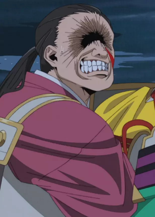 Old Man With Focus Lines On His Face | Anime-Planet