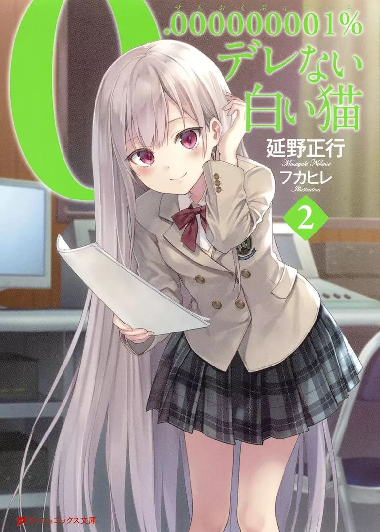 0.000000001% Derenai Shiroi Neko (Light Novel) Manga | Anime-Planet